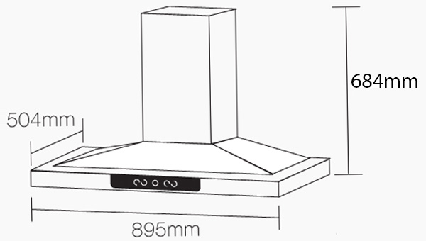 Máy hút mùi Robam A822 - META.vn