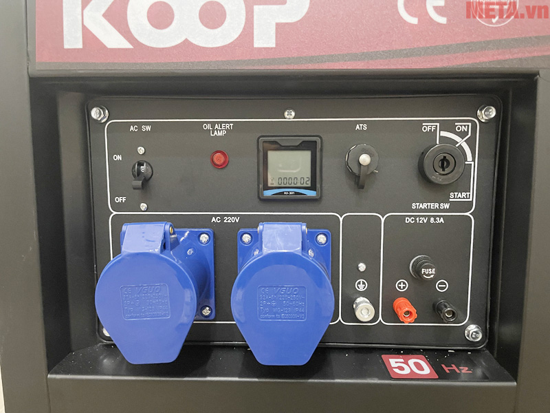 Máy phát điện chạy dầu 7KW Koop KDF9500XE - Đề nổ - META.vn