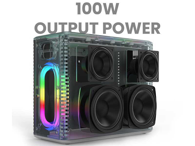 Loa karaoke di động Hifuture Musicbox 100W (Bluetooth Wireless Speaker ...