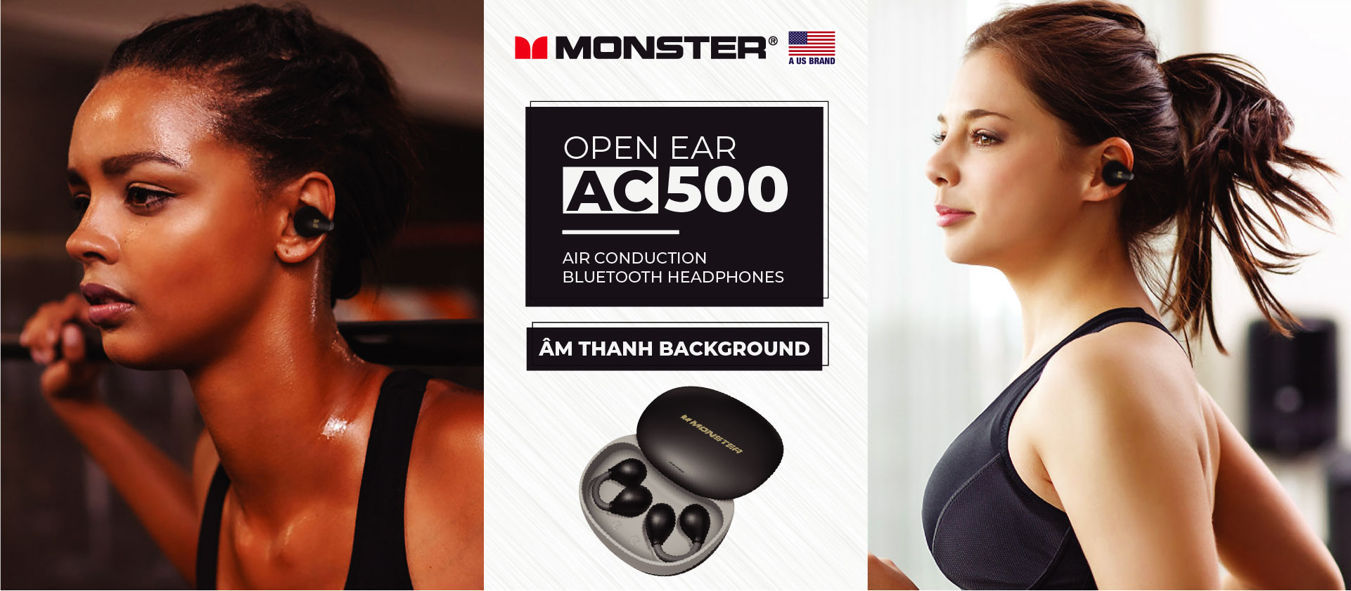 Tai nghe True wireless Monster Open-Ear AC500 - META.vn