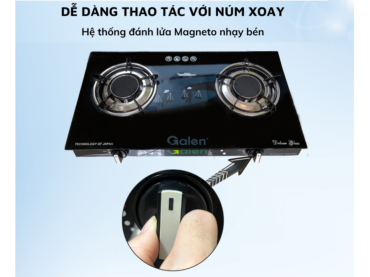 Bếp ga hồng ngoại Galen G023 - META.vn