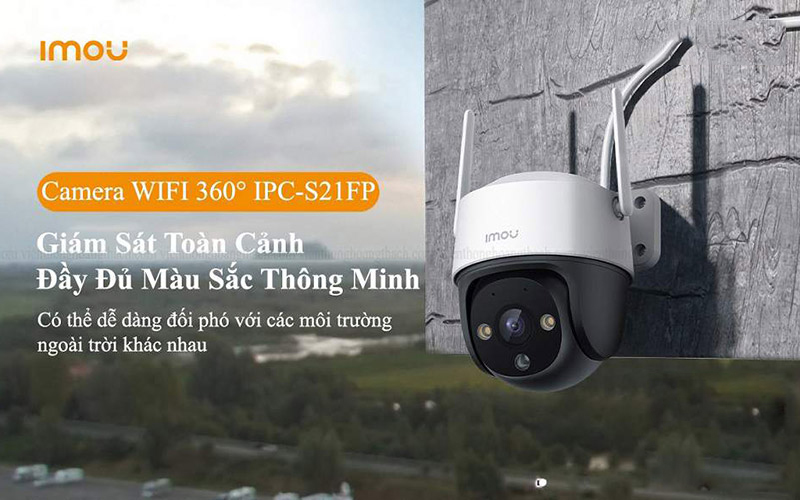 Camera wifi ngoài trời IMOU IPC-S21FP (2MP) - META.vn