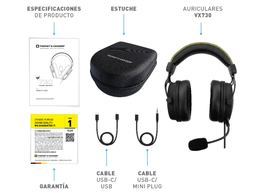 Tai nghe gaming Thonet & Vander VX730 - META.vn