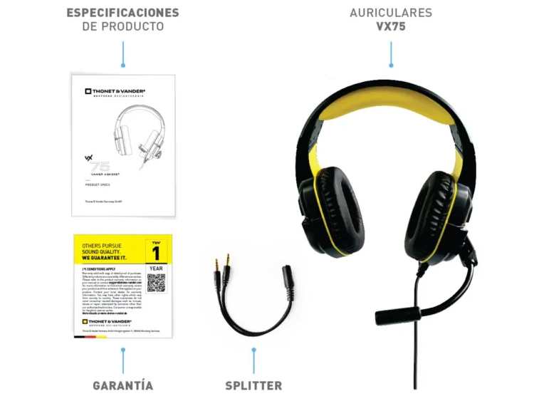 Tai nghe gaming Thonet & Vander VX75 - META.vn