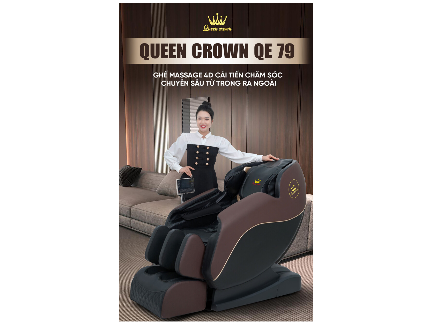 Ghế massage Queen Crown QE79 - META.vn