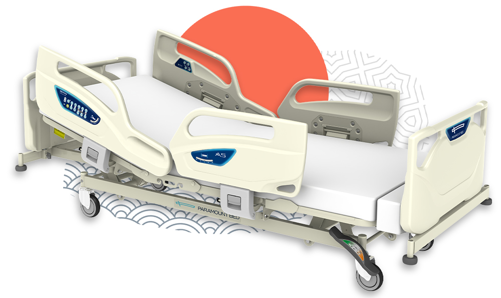 Giường y tế ICU 3 động cơ Paramount A5 - Remote - META.vn