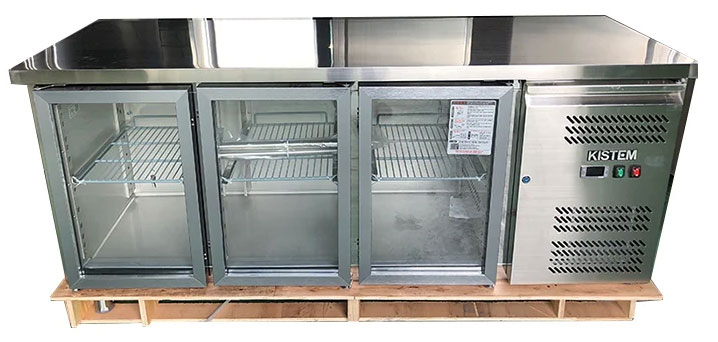 Bàn mát cánh kính Kistem KIS-XFT17RG (làm lạnh gián tiếp) - META.vn