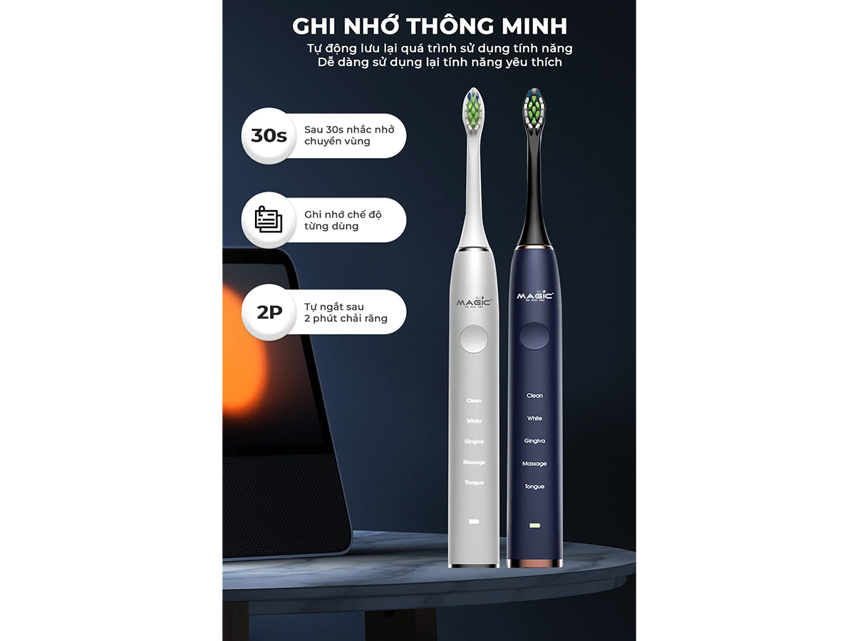Bàn chải điện Magic PRO 50 - META.vn
