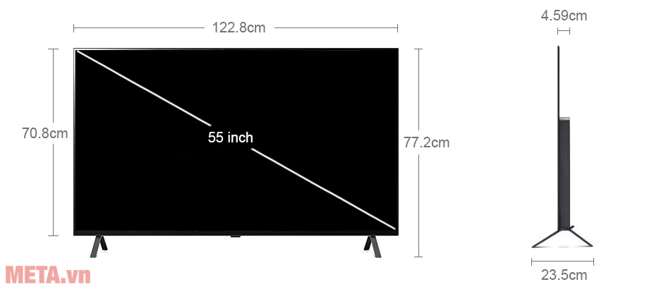 Smart Tivi LG OLED A3 4K 55 inch 55A3PSA - META.vn