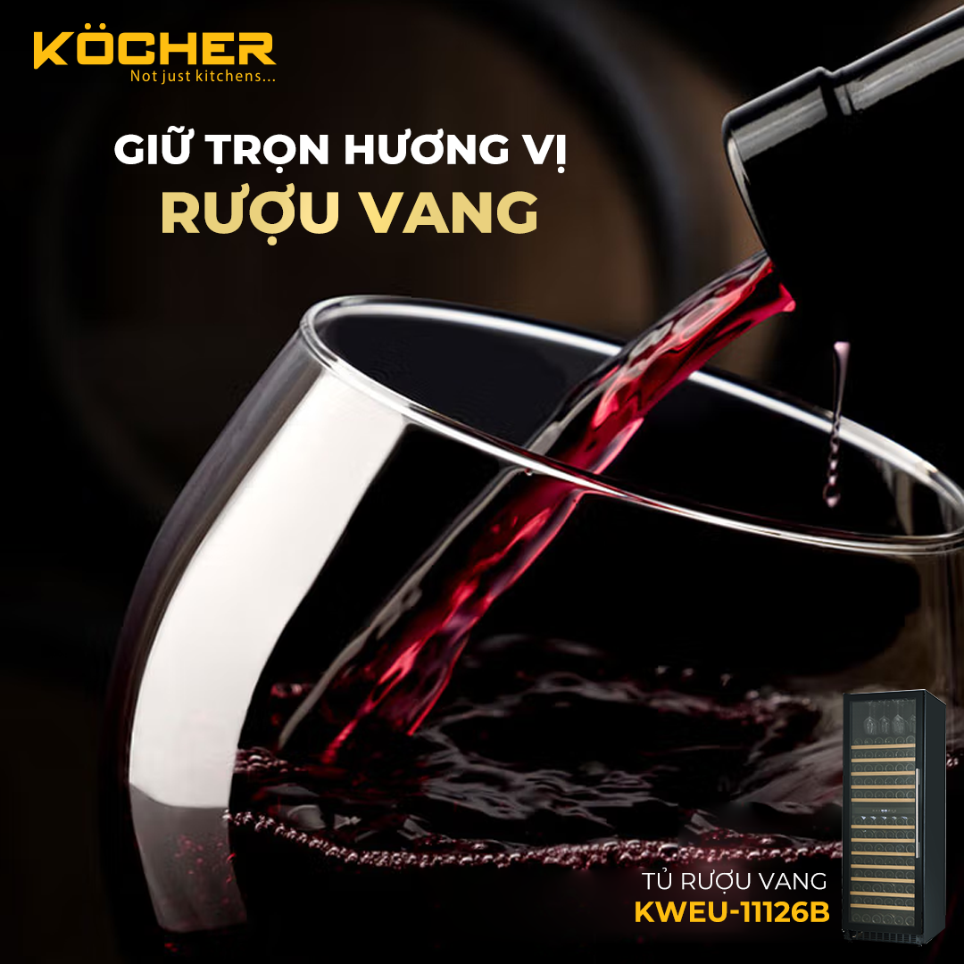 Tủ rượu vang KWEU-11126B (126 chai) - META.vn