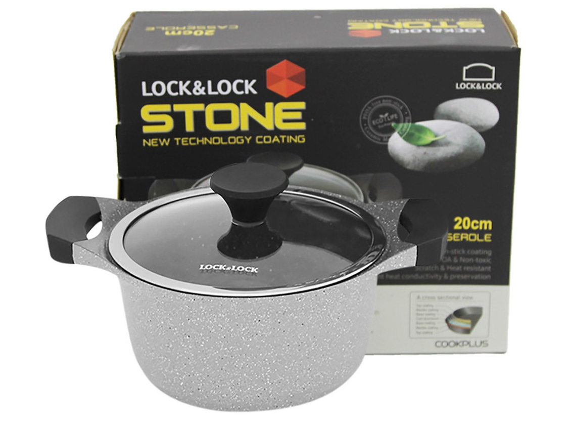 Nồi Lock&Lock Stone 20cm LCA6202D-IH - META.vn