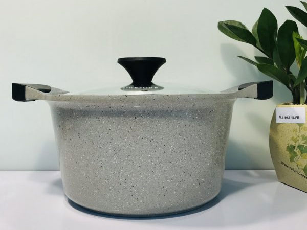Nồi giả đá chống dính Lock&Lock Stone 24cm LCA6244D-IH - META.vn
