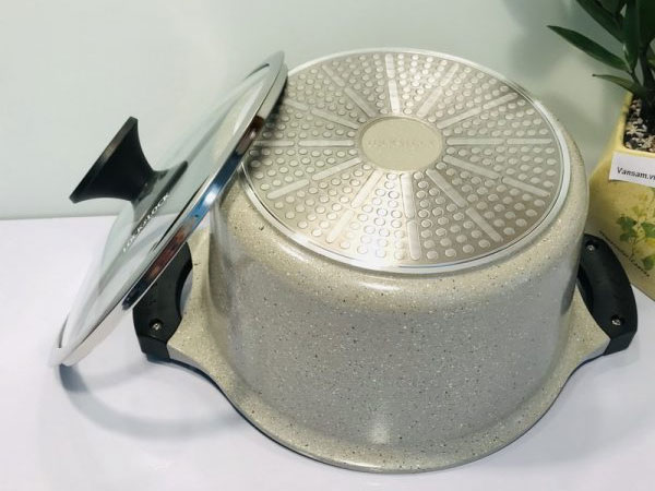 Nồi giả đá chống dính Lock&Lock Stone 24cm LCA6244D-IH - META.vn