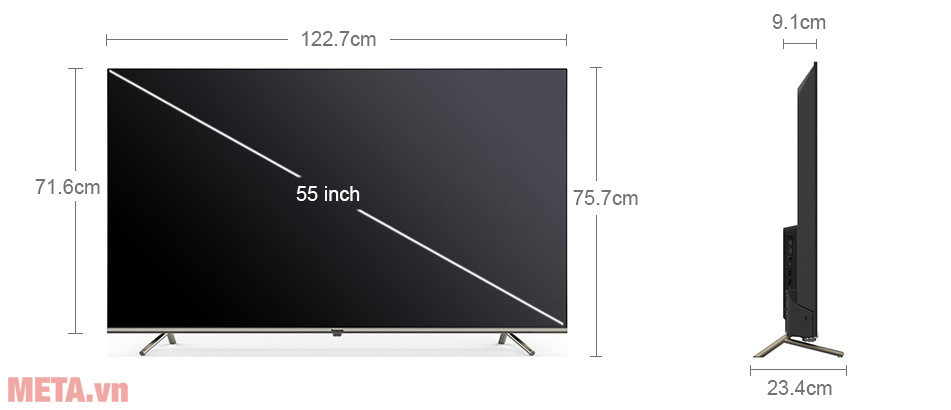 Android tivi Panasonic 4K 55 inch TH - 55GX655V - META.vn