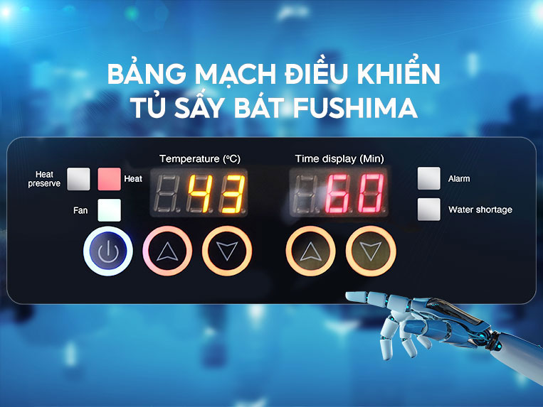 Tủ sấy bát cánh kính 400 lít FSM TSB-1CK400L - META.vn