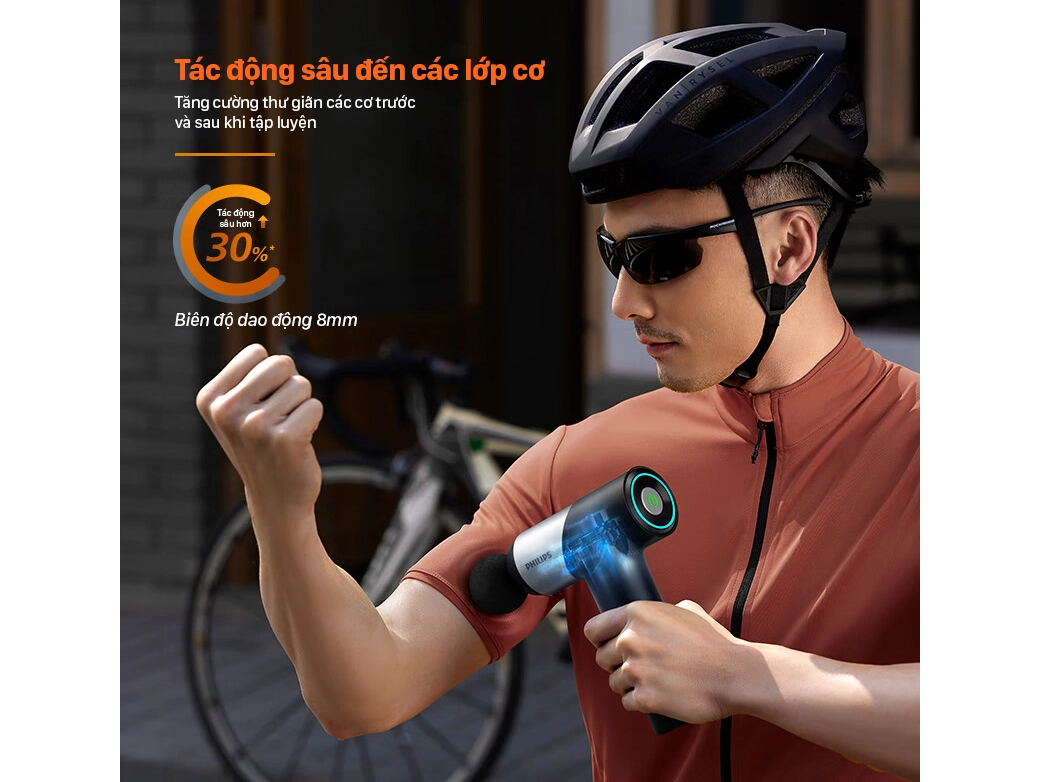 Súng massage Fascial Gun Philips PPM7323 - META.vn