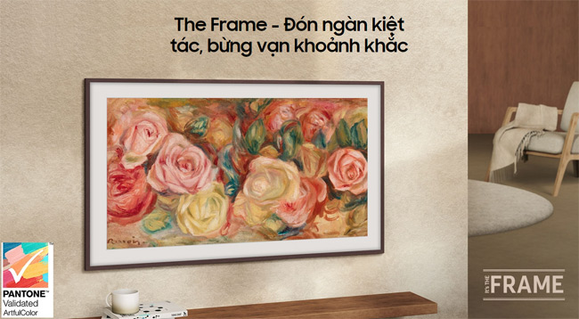 Smart Tivi khung tranh 4K QLED 75 inch Samsung The Frame QA75LS03DAKXXV - META.vn