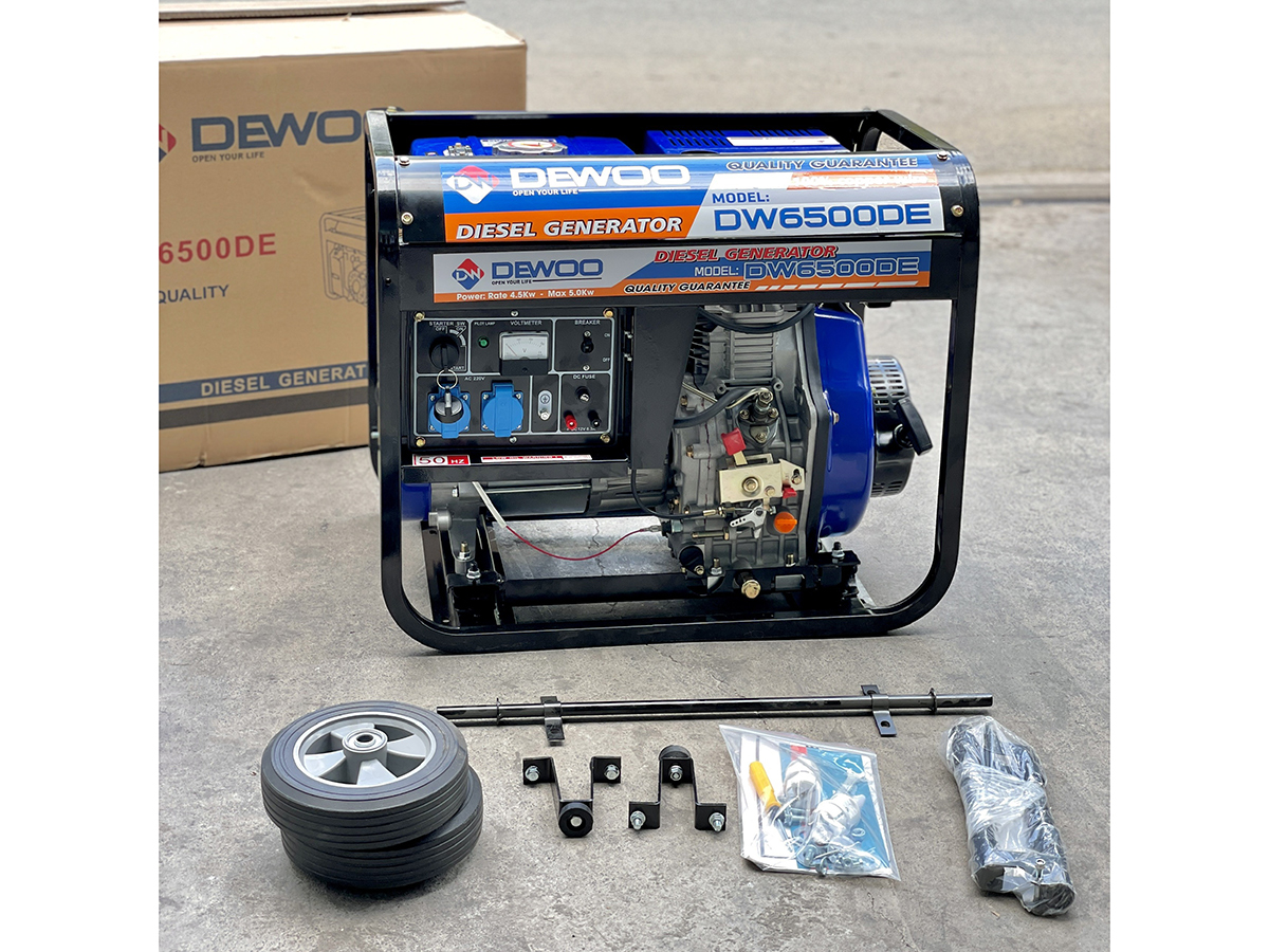 Máy phát điện chạy dầu Dewoo DW-6500DE (5KW) - META.vn