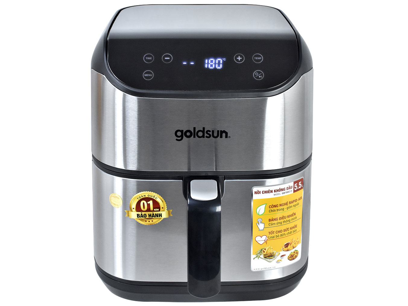 Nồi chiên không dầu Goldsun GAF5842-D - META.vn