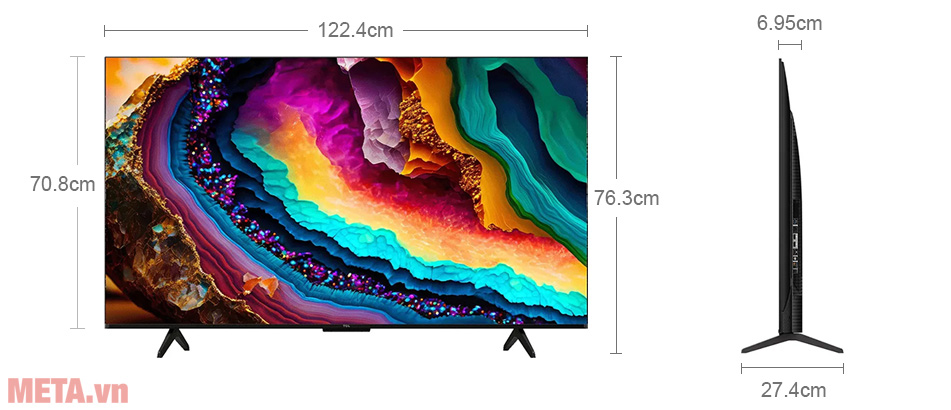 Google Tivi LED TCL 4K 55 inch 55P755 Pro - META.vn