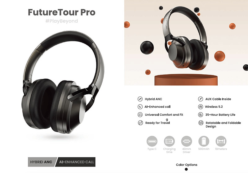 Tai nghe chụp tai không dây HiFuture FutureTour - META.vn