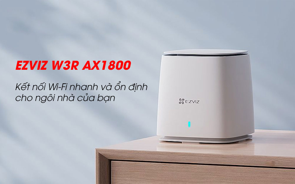 Bộ phát sóng Mesh Wifi 6 1.800 Mps Ezviz CS-W3R (AX1800) - META.vn