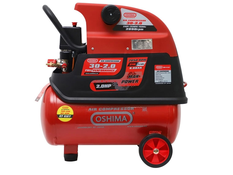 Máy nén khí có dầu Oshima 30-2.0 (2HP - 30 lít) - META.vn