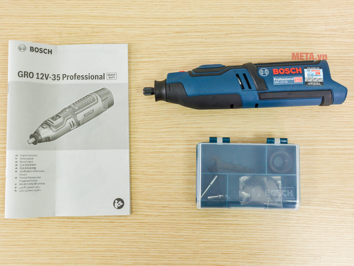 Máy cắt xoay đa năng pin Bosch GRO 12V-35 (Solo chưa pin, sạc) - META.vn