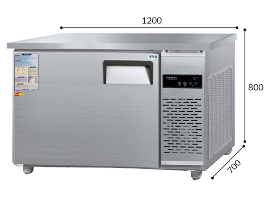 Bàn tủ đông công nghiệp Grand Woosung CWSM-120FT (260 lít) - META.vn