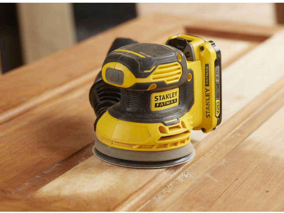 Thân máy chà nhám lệch tâm 125mm dùng pin 20V Fatmax Stanley SCS220-B1 ...