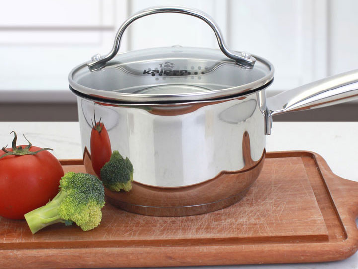 Quánh inox 304 chống dính 5 đáy Kalpen Lermat L14 - META.vn