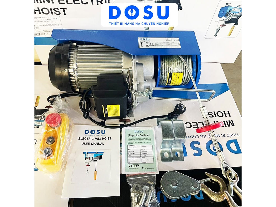 Tời điện Dosu PA1200 220V - META.vn