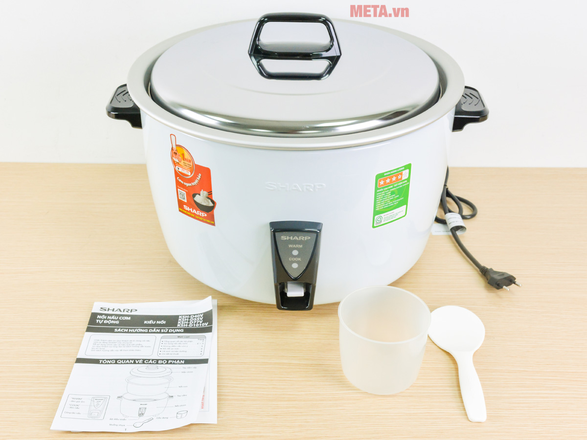 Nồi cơm điện nắp rời Sharp KSH-555V (D55V) - 5 lít - META.vn