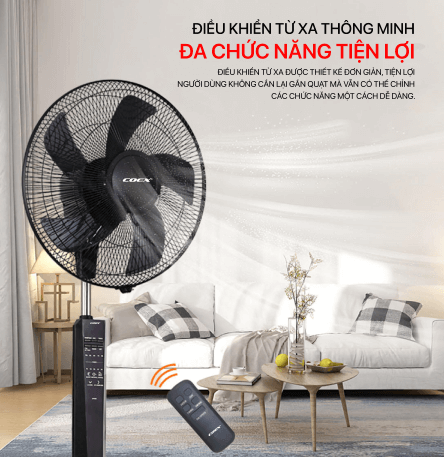 Quạt cây 5 cánh Coex CF-7122A (Điều khiển từ xa) - META.vn