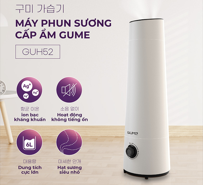 Máy phun sương cấp ẩm Gume GUH52 - META.vn