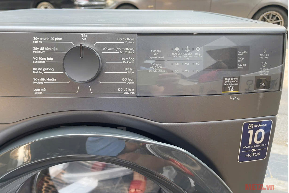 Máy sấy thông hơi Electrolux UltimateCare 9kg EDV904N3SC - META.vn