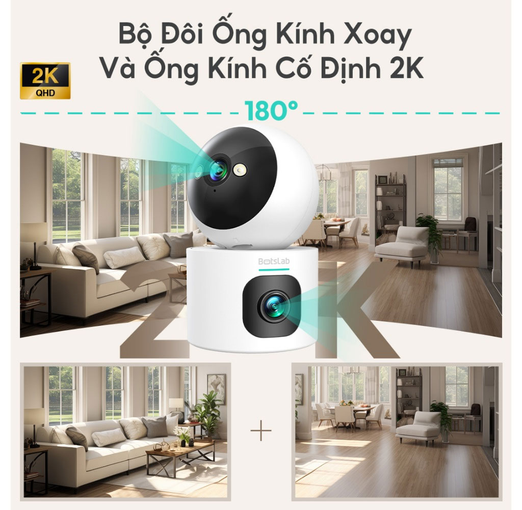 Camera Wifi trong nhà 360 Botslab C231 - META.vn