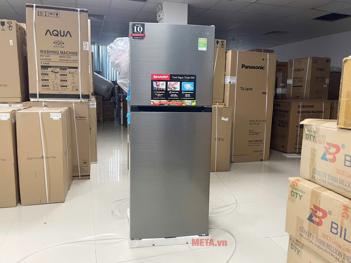 Tủ lạnh Sharp Inverter 215 lít SJ-X215V-SL - META.vn