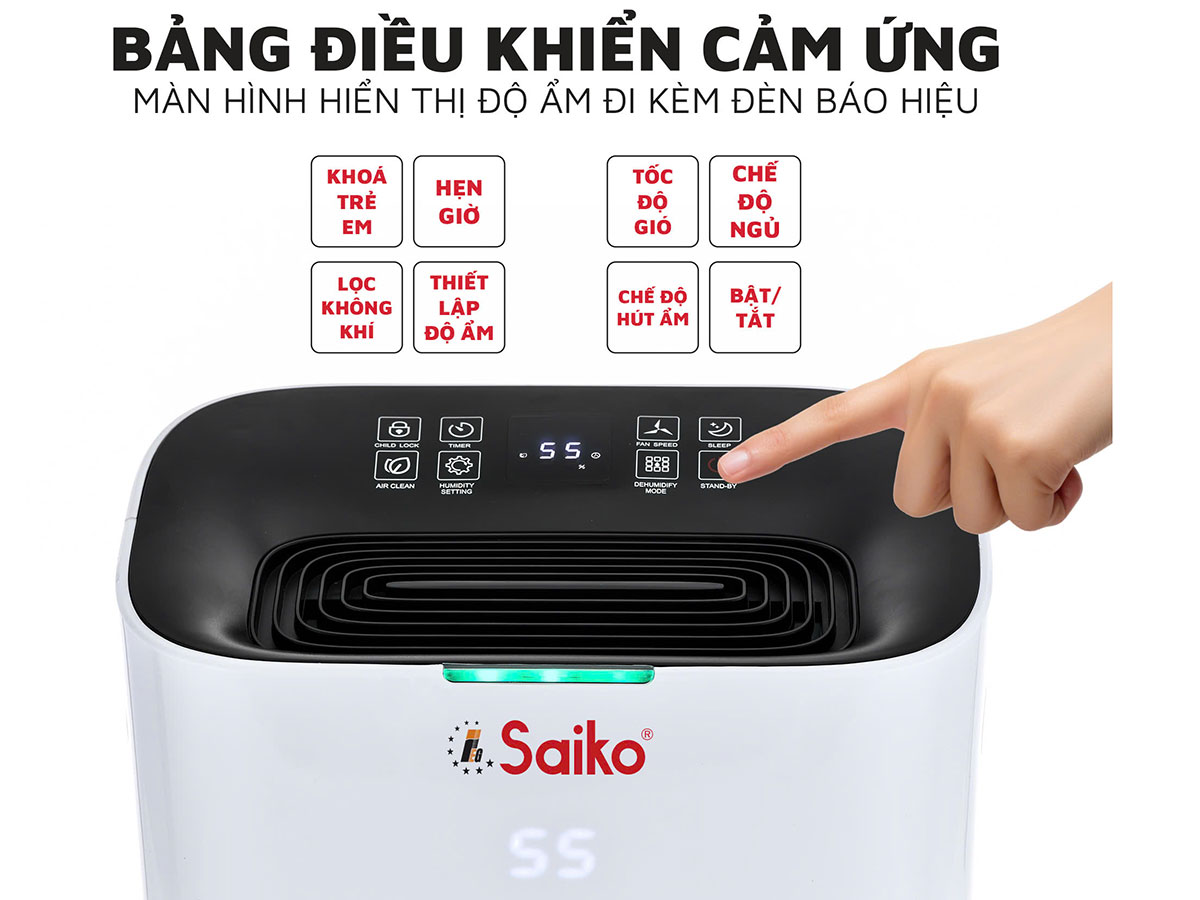 Máy hút ẩm Saiko HDF-25E (25L/ngày) - META.vn
