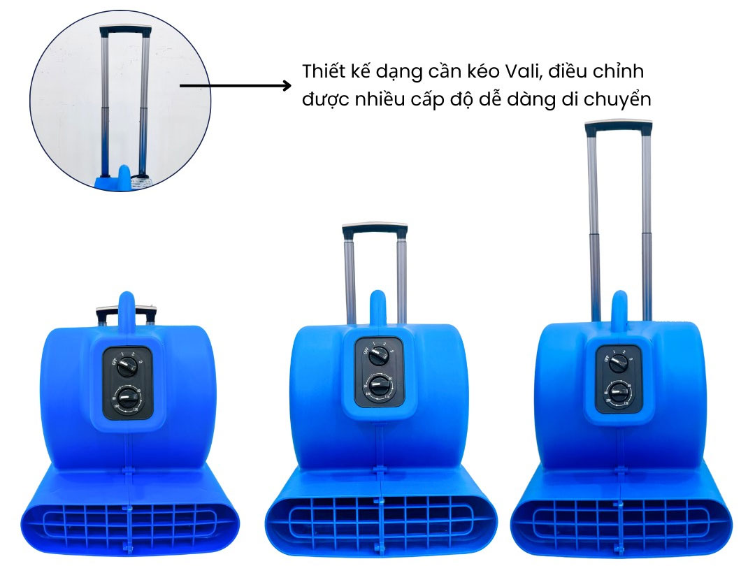 Quạt thổi sàn, thổi thảm HiClean HC900 - META.vn