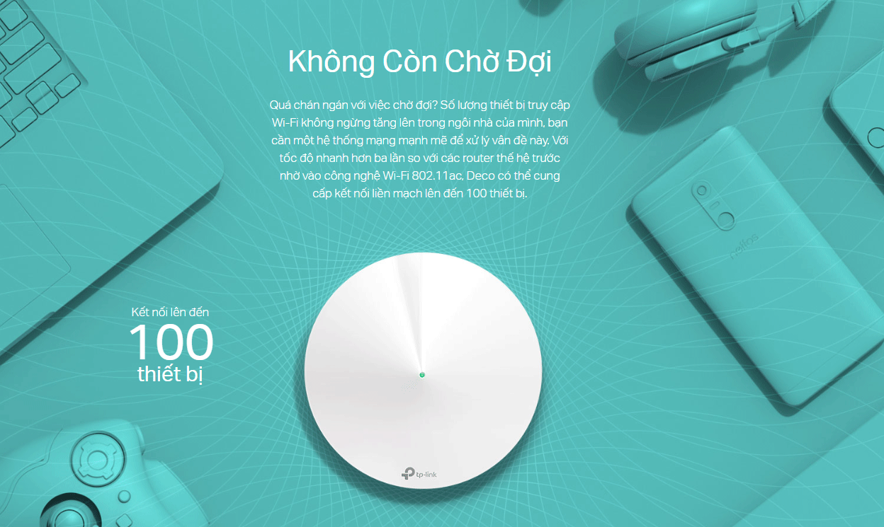 Hệ thống Wifi Mesh AC1300 TP-Link Deco M5 - META.vn