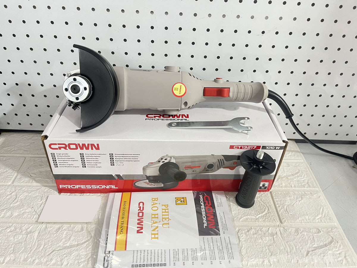 Máy mài góc Crown CT13217 (1.010W - 125mm) - META.vn