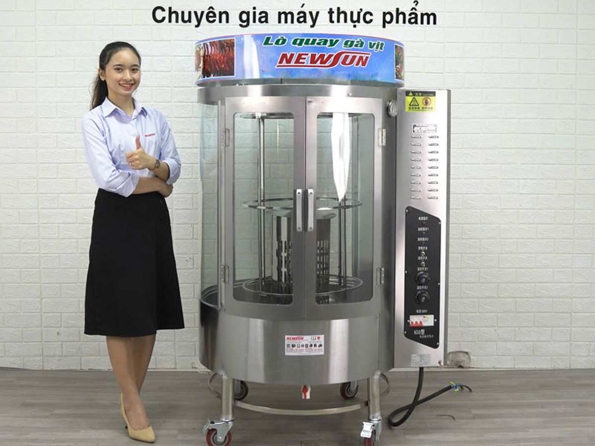 Lu quay thịt than gas NewSun YT-850 - META.vn