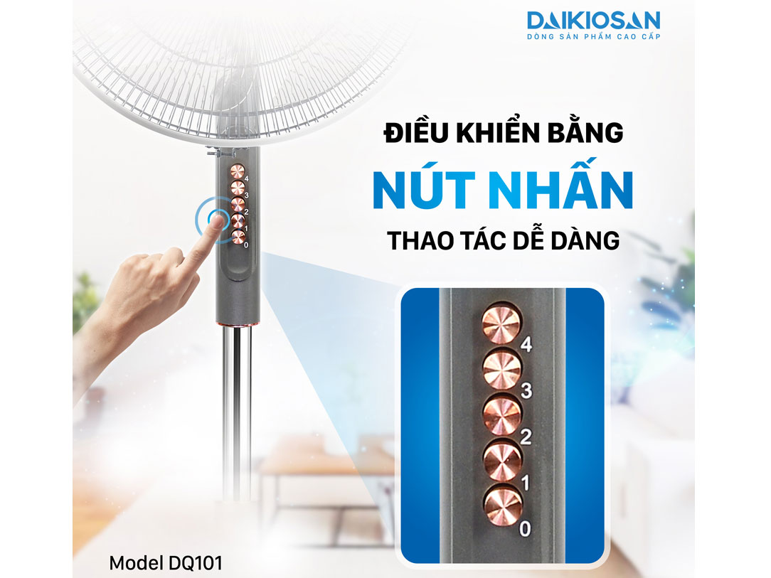 Quạt điện đứng lifestyle Daikiosan DQ101 - META.vn