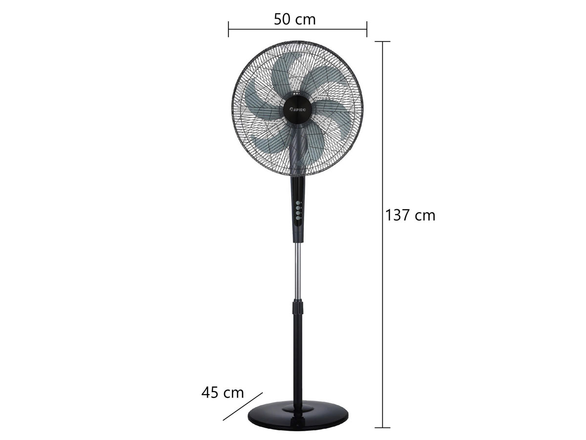 Quạt đứng Rapido RWF 50PBM - META.vn