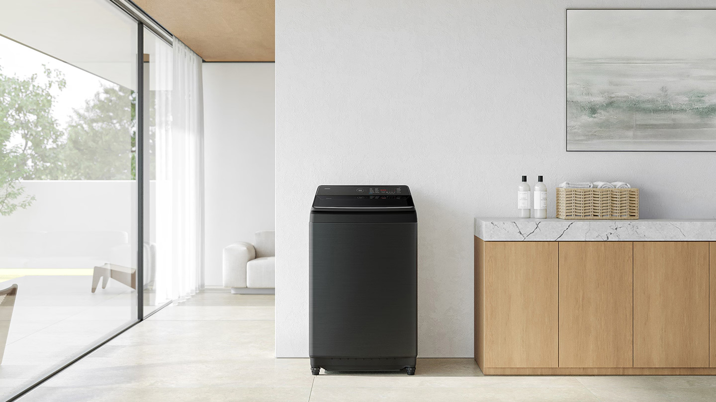 Máy giặt Samsung Inverter 21kg AI Wash WA80F21B9BSV - META.vn