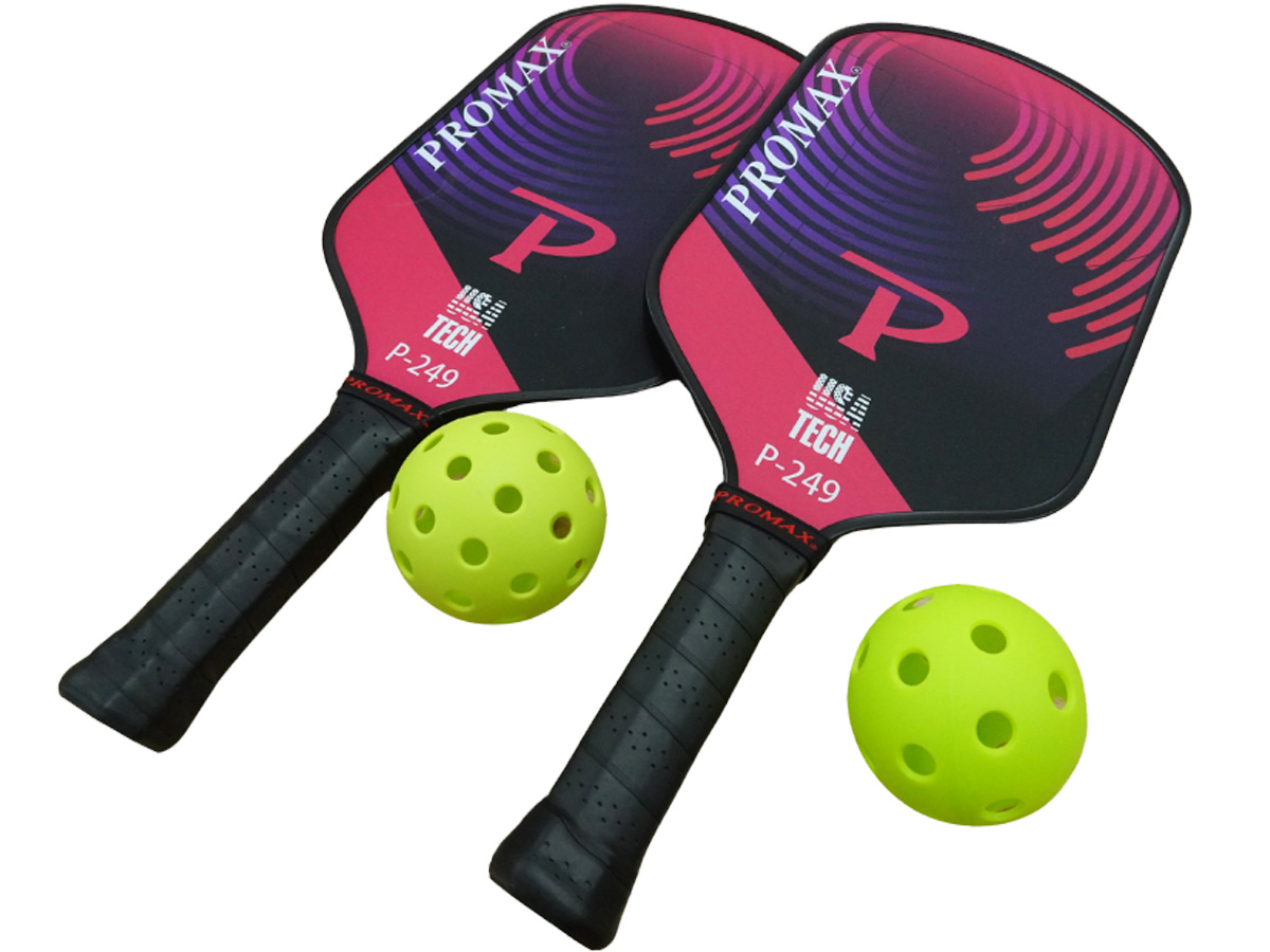 Bộ vợt pickleball Promax P-249 (gồm 2 vợt + 4 bóng + 1 túi) - META.vn