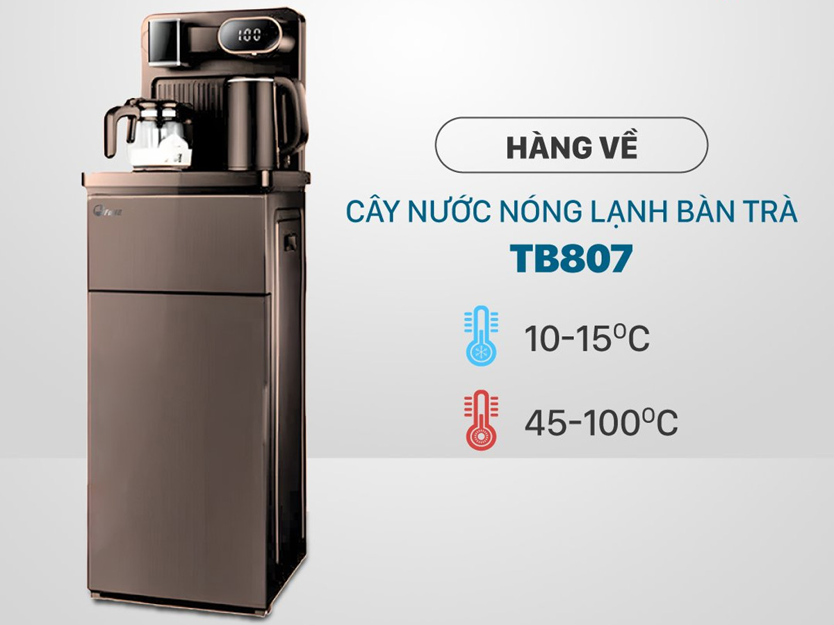 Cây nước nóng lạnh bàn trà, cafe FujiE TB807 - META.vn
