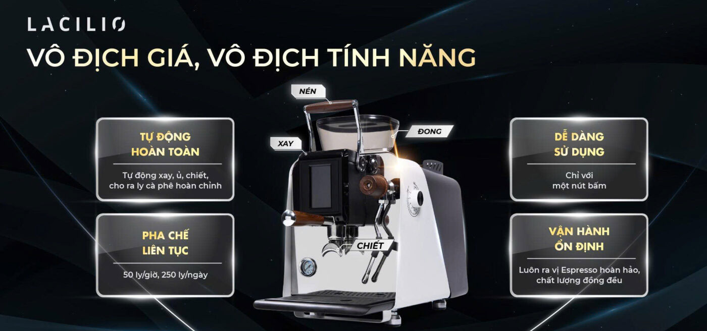 Máy pha cà phê Lacilio Simple LS-250 - META.vn