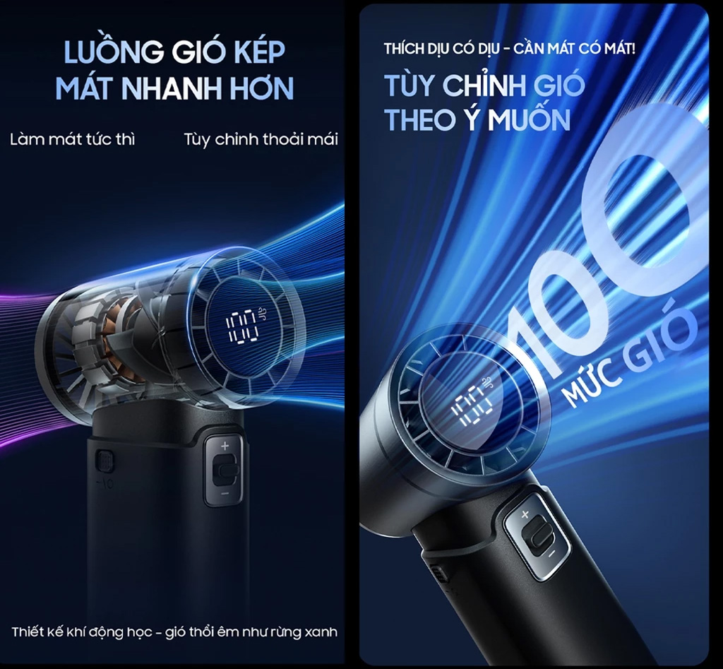 Quạt đa năng kiêm sạc dự phòng Ollie Fan-Engine Power - META.vn